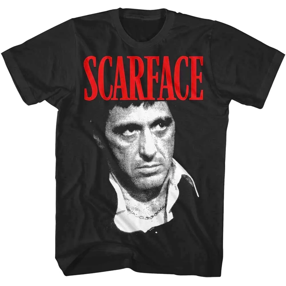 Scarface Extreme Close-Up T Shirt Angry Tony Montana Al Pacino Gangster ...