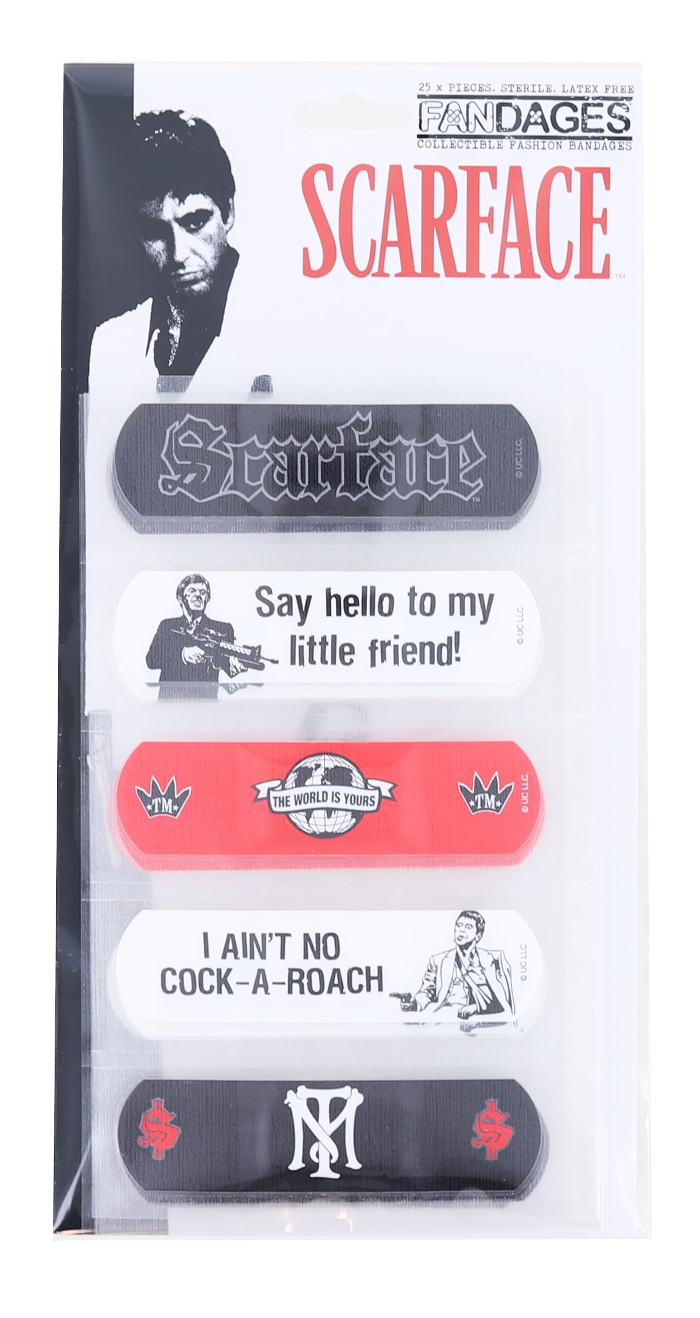 Scarface Fandages Collectible Fashion Bandages | 25 Pieces - Walmart.com