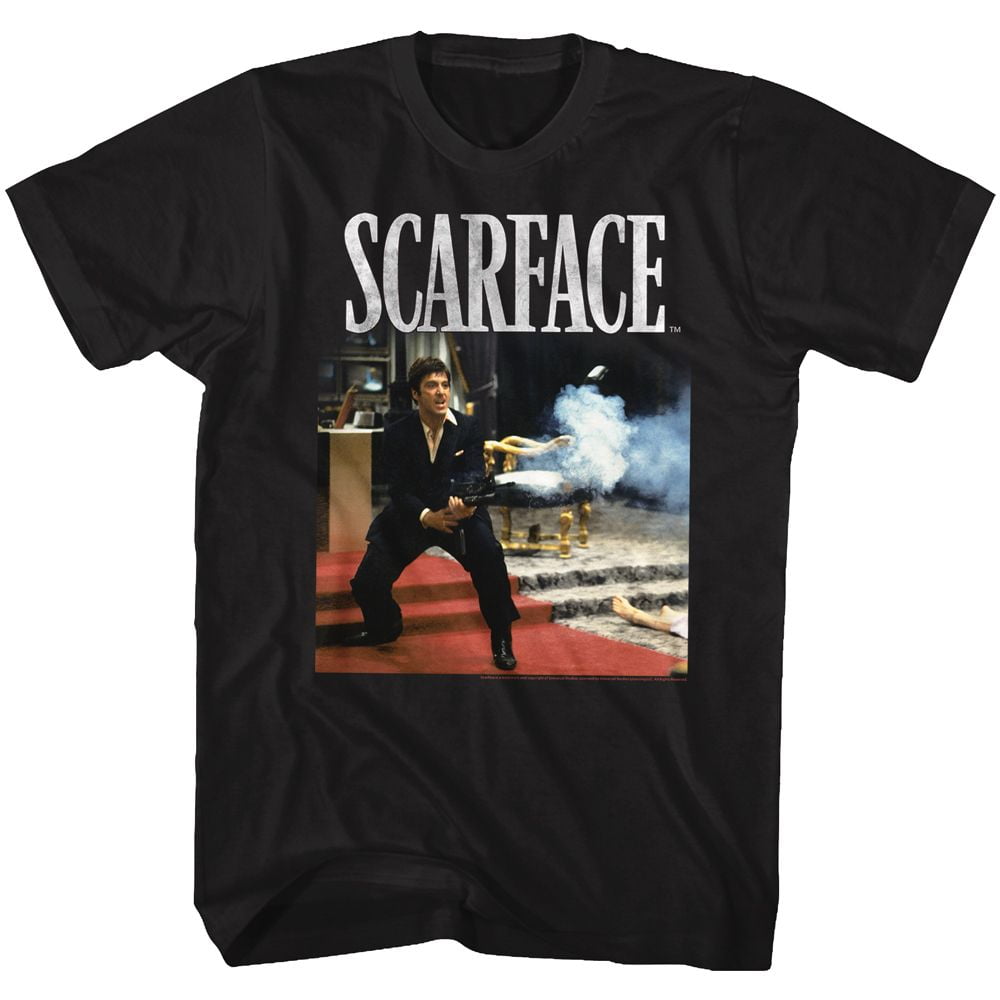Scarface Hello Friend Black Adult T-Shirt 3Xlt - Walmart.com