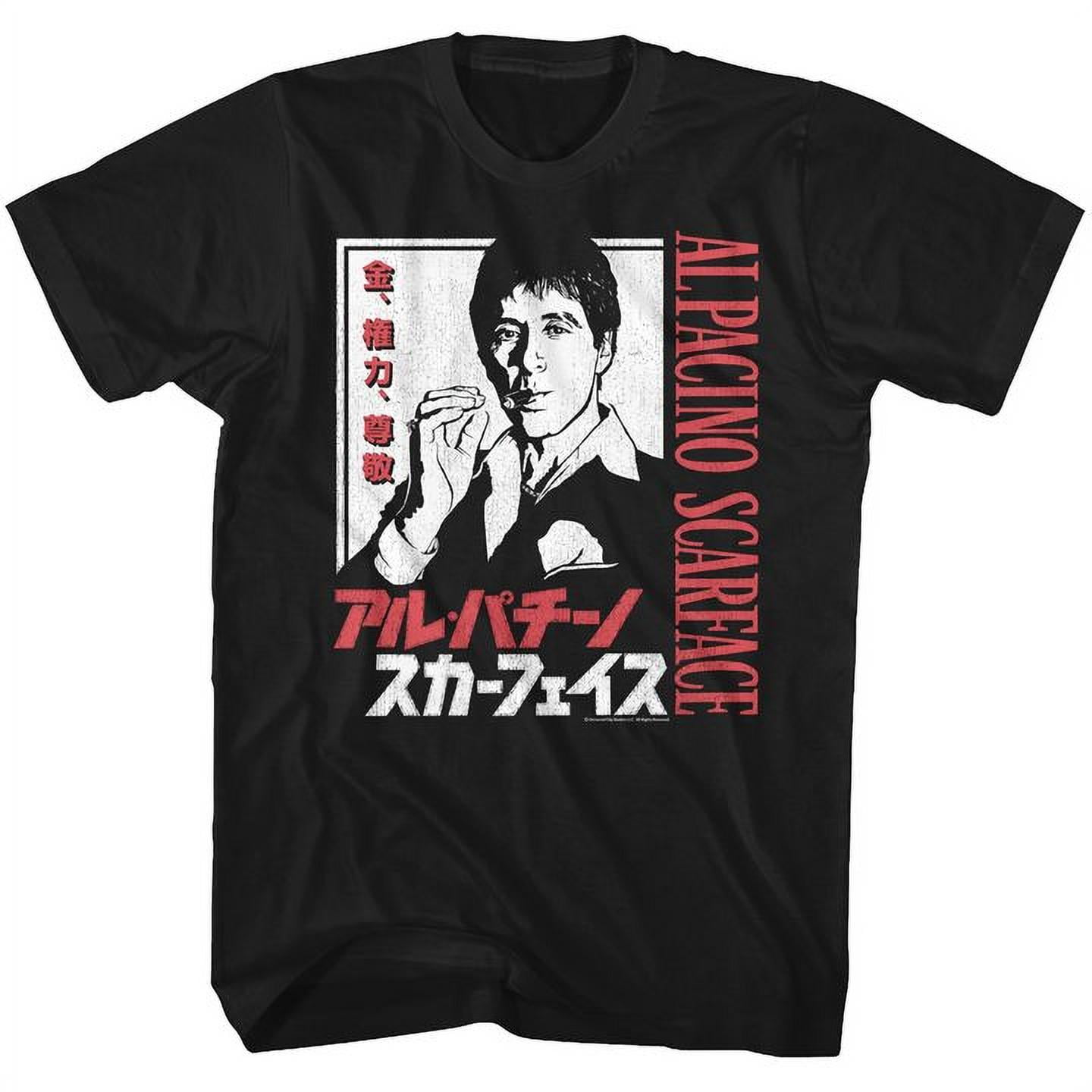 Scarface Japanese Characters Black Adult T-Shirt 4Xl - Walmart.com