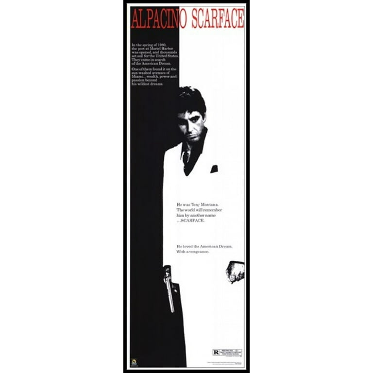 Framed Scarface Poster