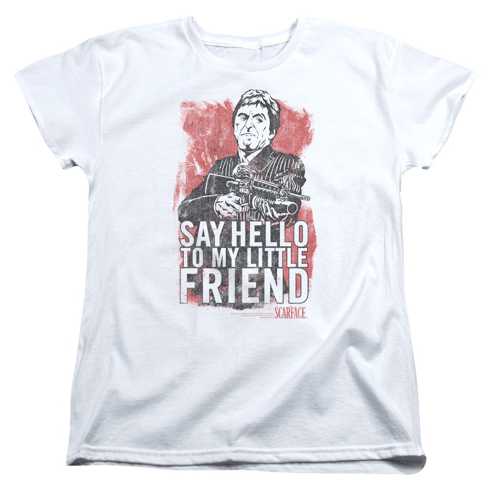 Scarface - Little Friend - Women's Short Sleeve Shirt - Small - Walmart ...