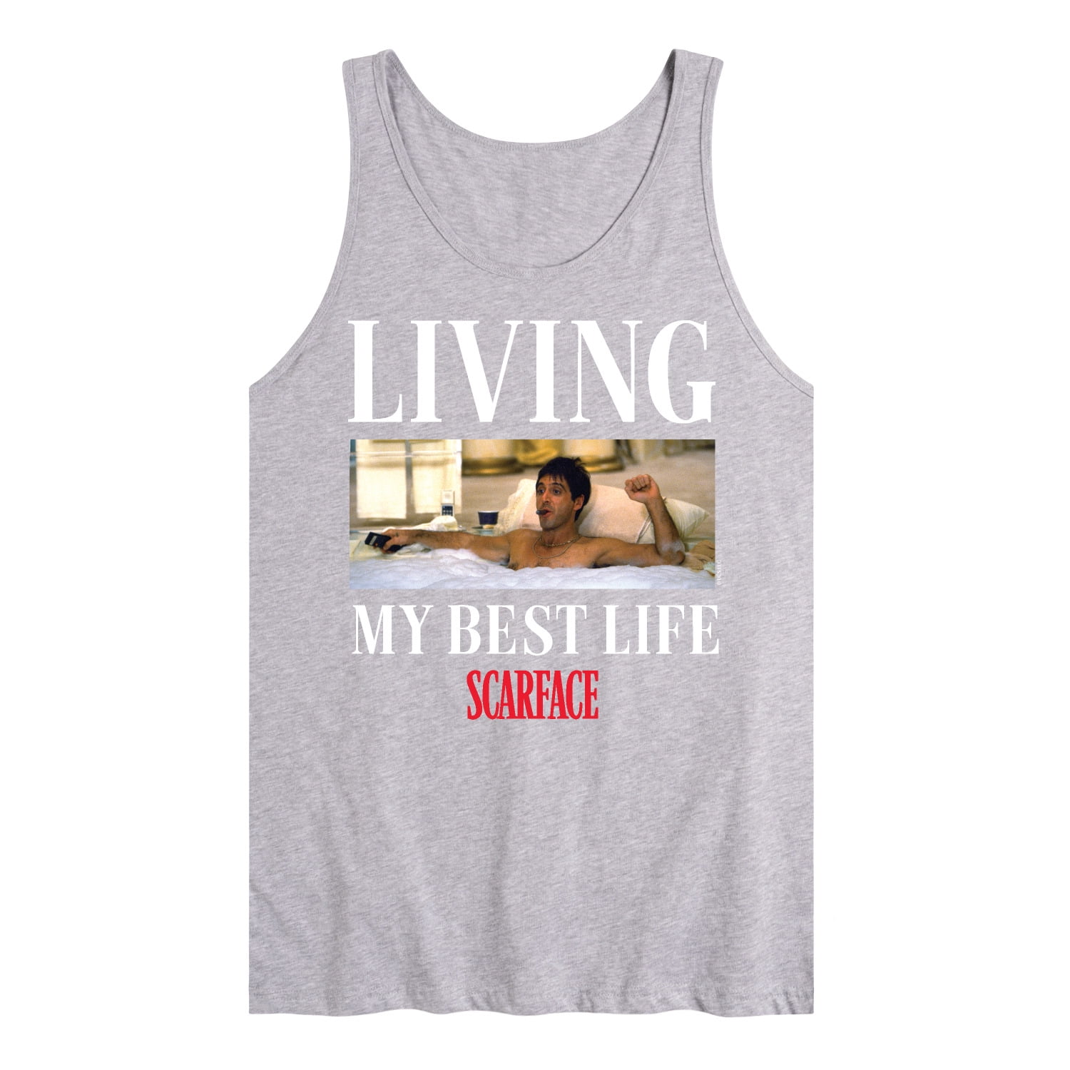 Scarface - Living My Best Life - Men's Sleeveless Graphic Tank ...