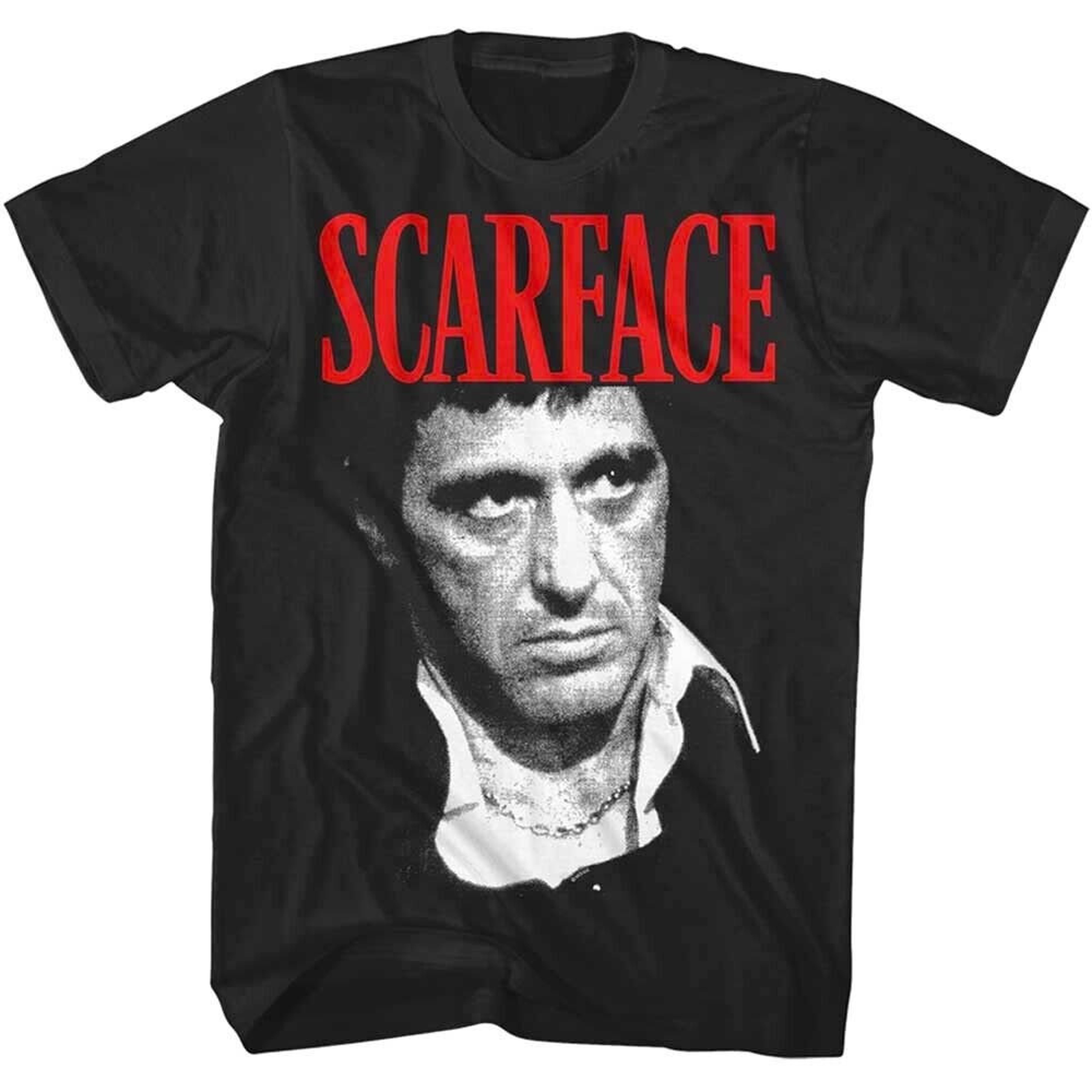 Scarface Men's T Shirt Extreme Close-Up Angry Tony Montana Tees ...