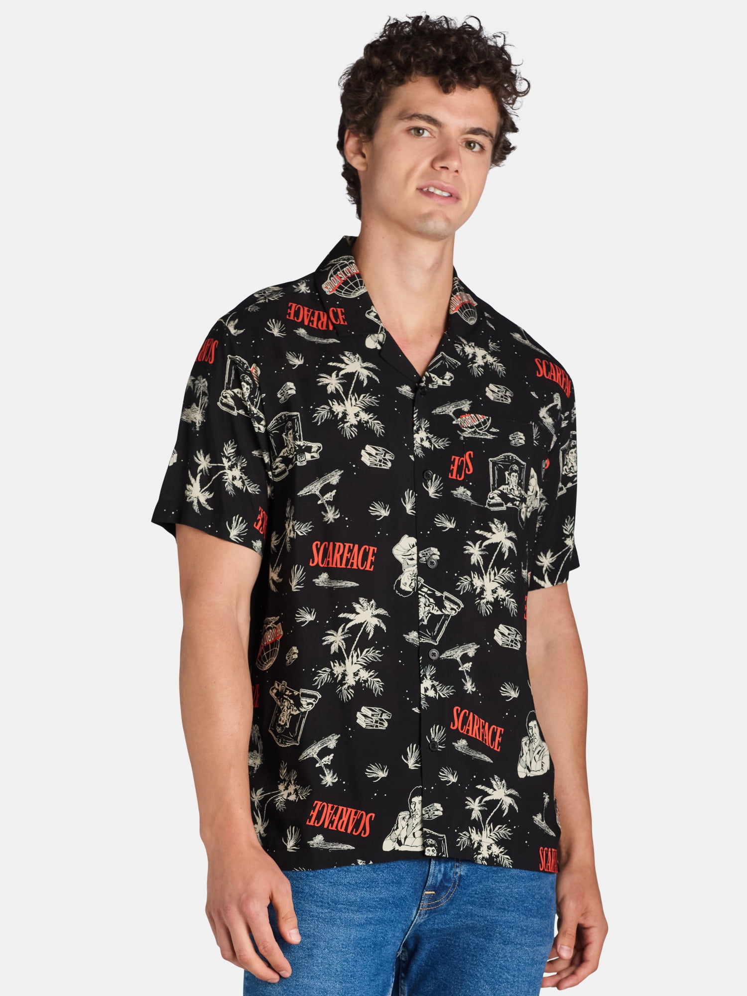 Scarface men's Graphic Print Shirt - XS-3XL Sizes - Walmart.com