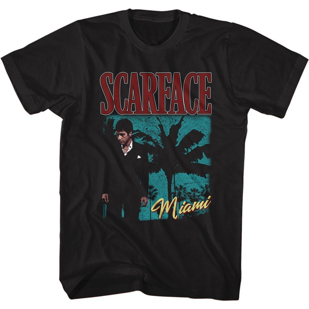 Scarface Palms Miami Black Adult T-Shirt Xlt - Walmart.com