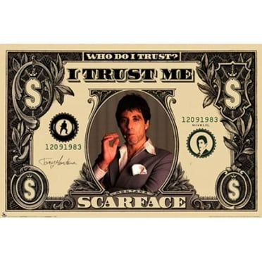 Scarface Get Every Dollar Movie Poster Metal Sign Art Print 8x12 Square ...