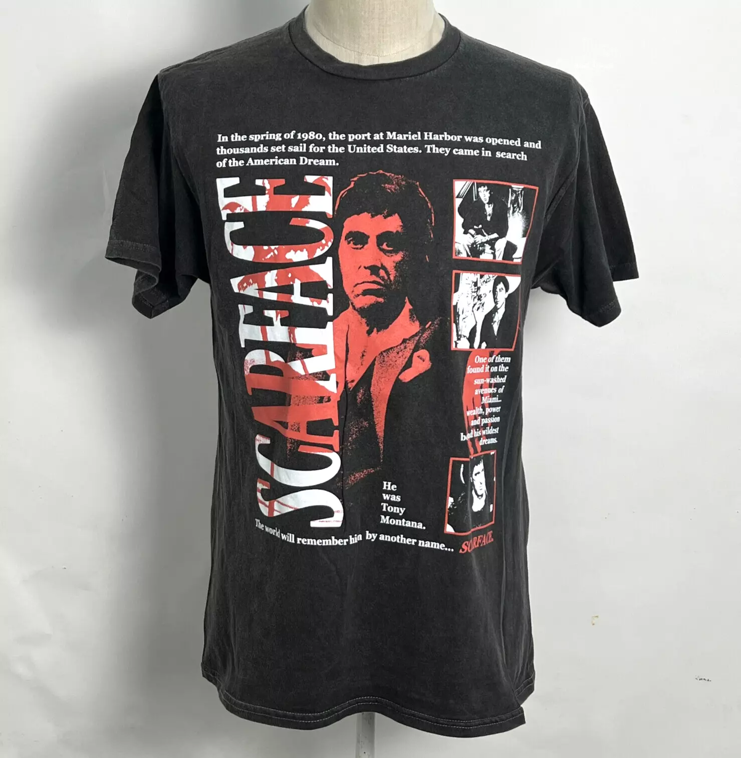 Scarface Movie Al Pacino Graphic Shirt - Walmart.com