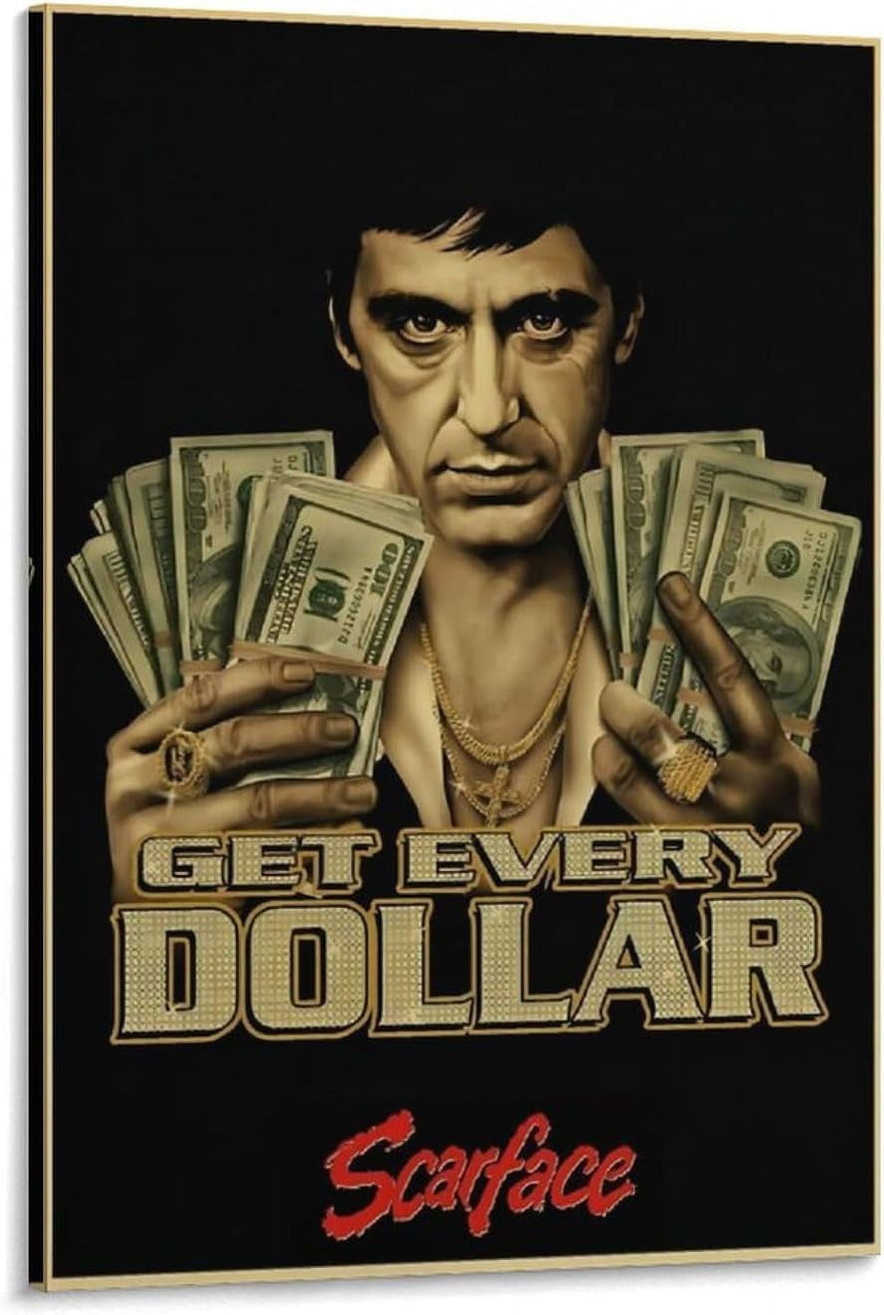 Scarface Movie Film Poster Print(1) Canvas Art Poster And Wall Art ...