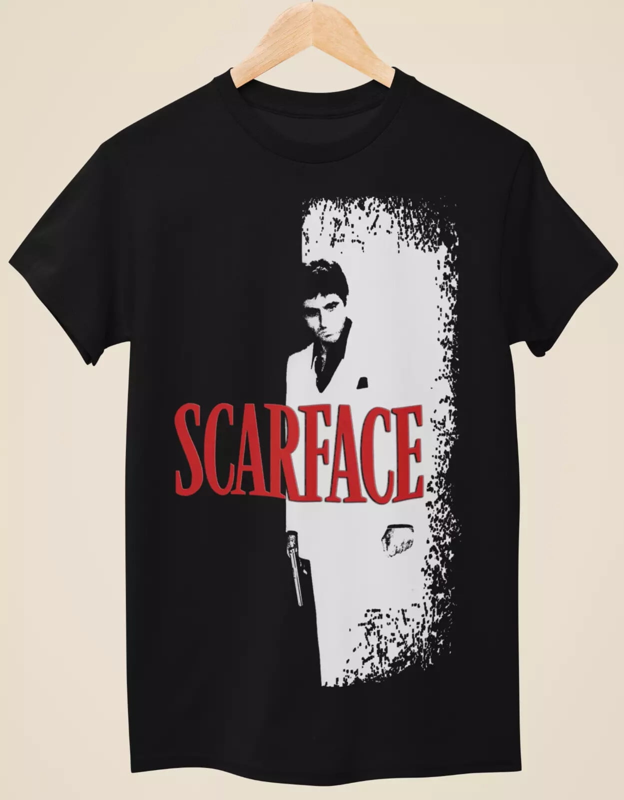 Scarface - Movie Poster Inspired Unisex Black T-Shirt - Walmart.com