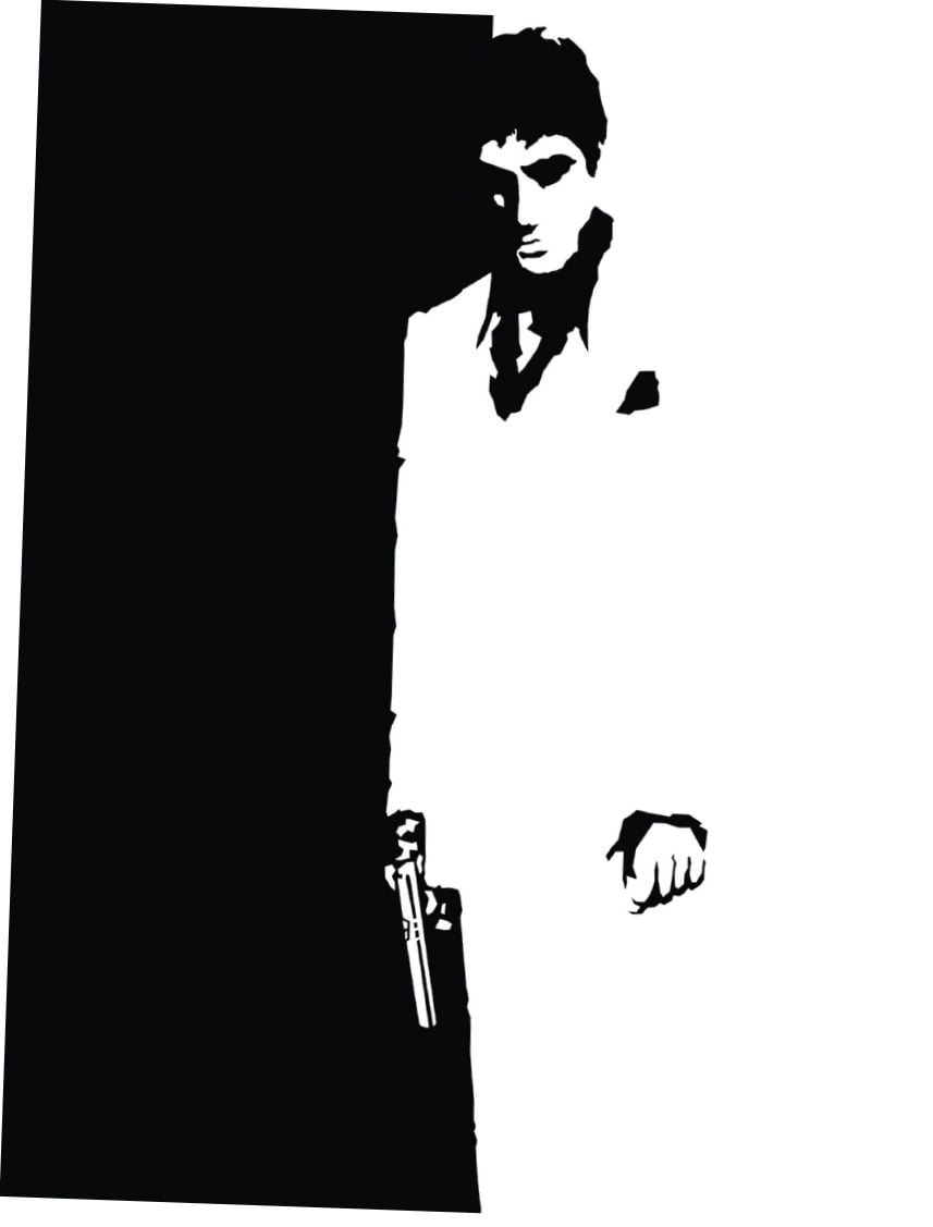 Scarface Movie Poster Reprint 27inx40in for any room 27x40 Multi-Color ...