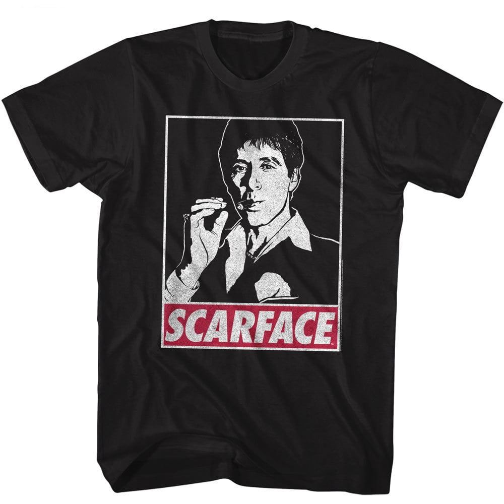 Scarface OBEY Tony Montana Men's T Shirt Pacino Gangster Tuxedo Fairey ...