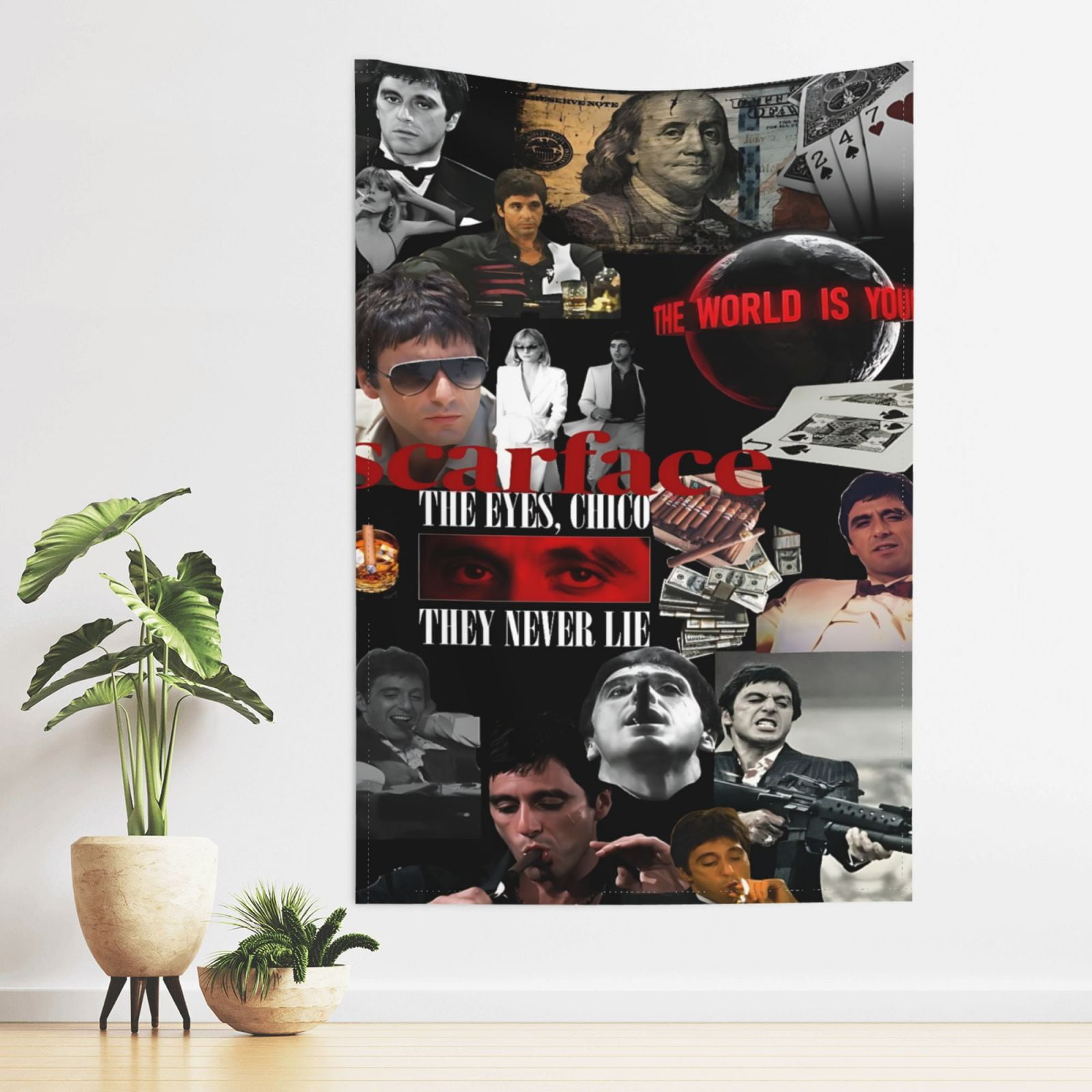 Scarface Peach Skin Wall Hanging – Creative Poster And Gift Idea ...