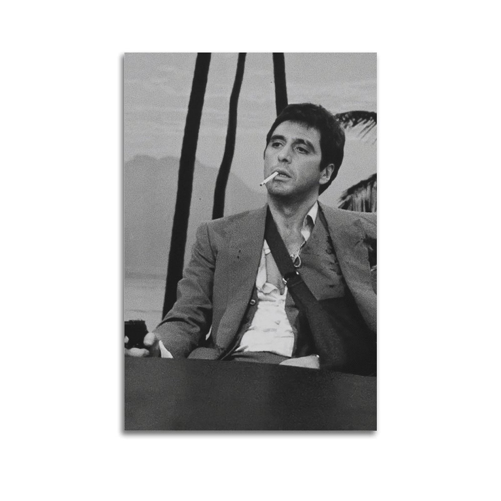 Scarface Poster Wall Art Canvas Aesthetic Music And Movies Decorative ...