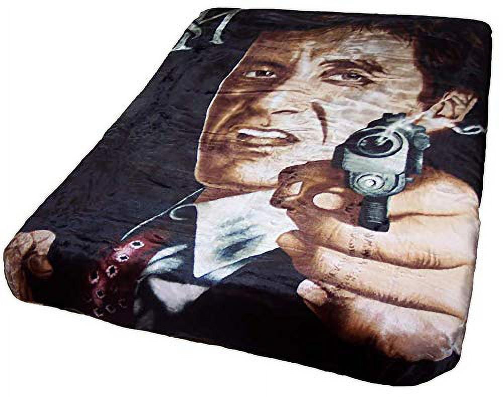 Scarface Respect Plush Mink Blanket Queen Size (79" x 95") - Walmart.com