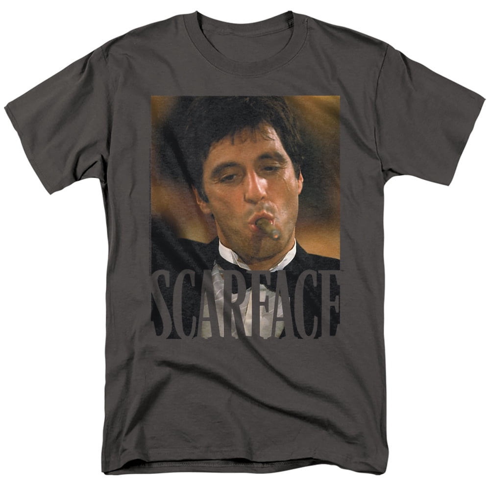 Scarface Smoking Cigar Unisex Adult T-Shirt, Charcoal, Large - Walmart.com