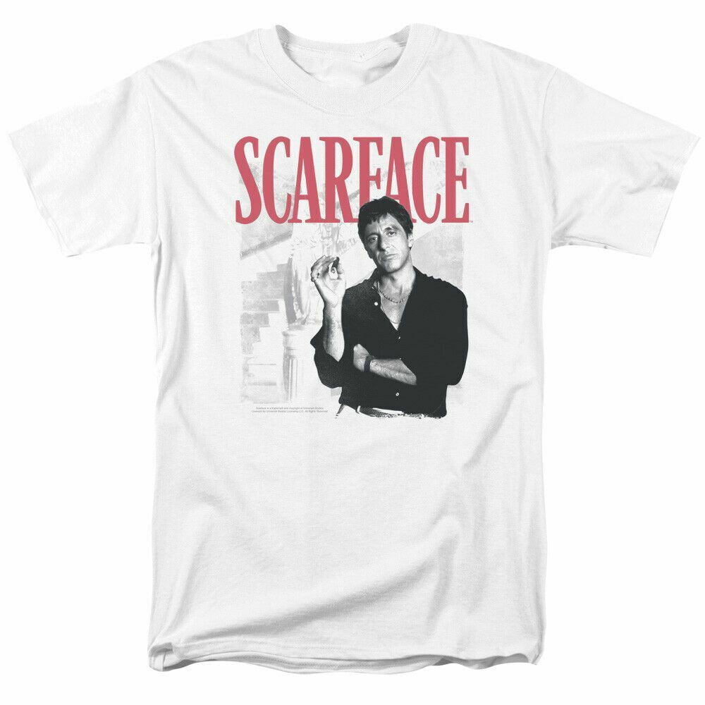 Scarface Stairway T Shirt Licensed Gangster Movie Tony Montana Retro ...