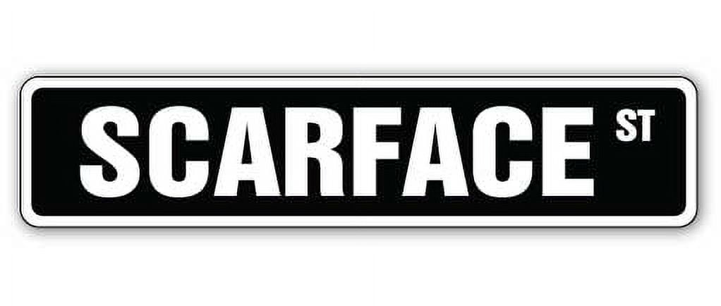 Scarface Street [3 Pack] of Vinyl Decal Stickers | 1.5" X 7" | Indoor ...