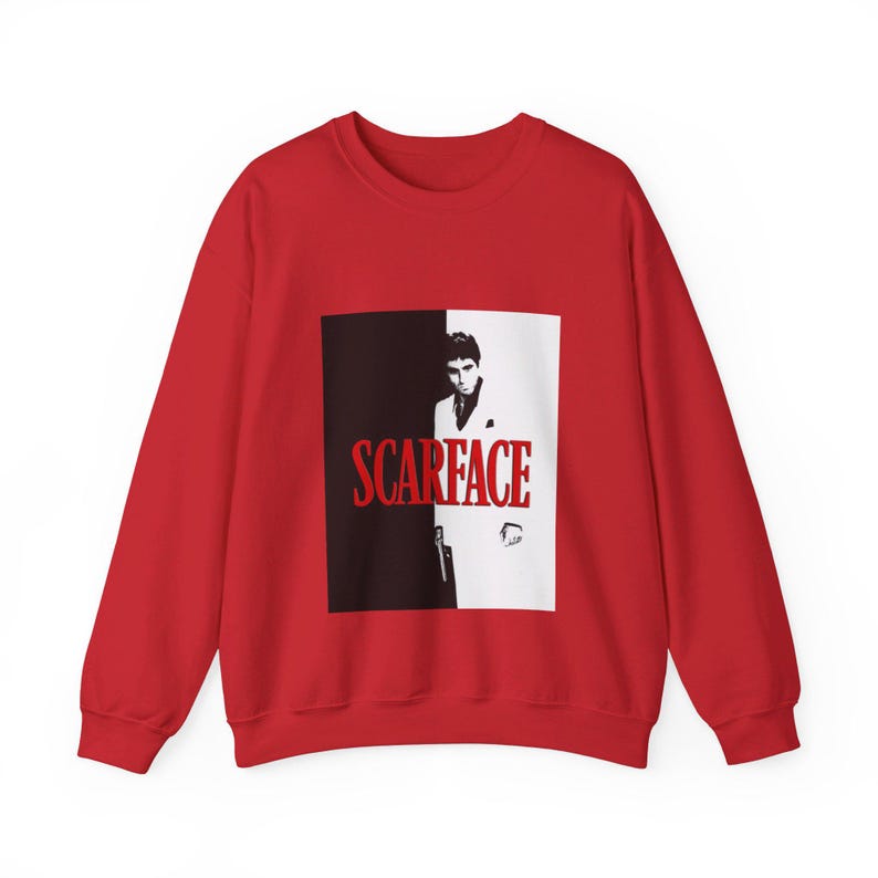 Scarface Sweatshirt Tony Montana Scarface Pullover Trendy Graphic Movie ...