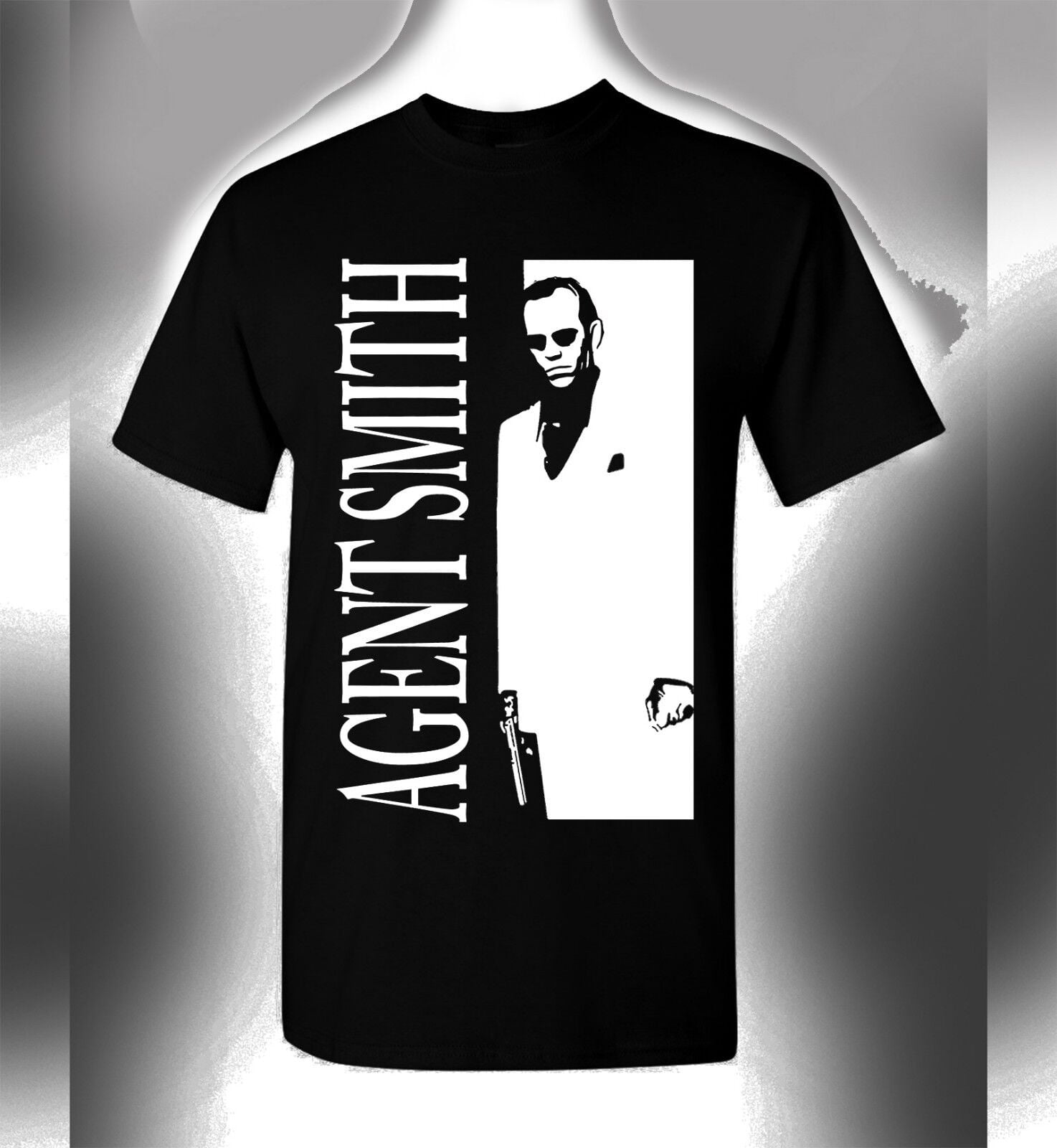 Scarface T-Shirt Agent Smith Matrix Crossover Vintage Al Pacino Cult ...