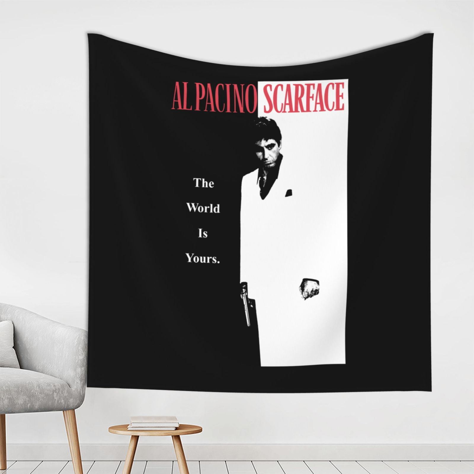 Scarface Tapestry,Stylish Wall Decoration Tapestry for Bedroom Living ...