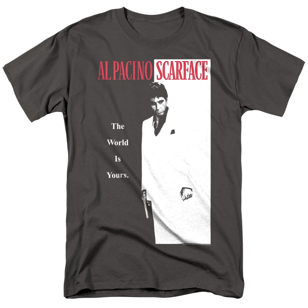 Scarface The World is Yours T Shirt & Stickers (Charcoal) Small ...