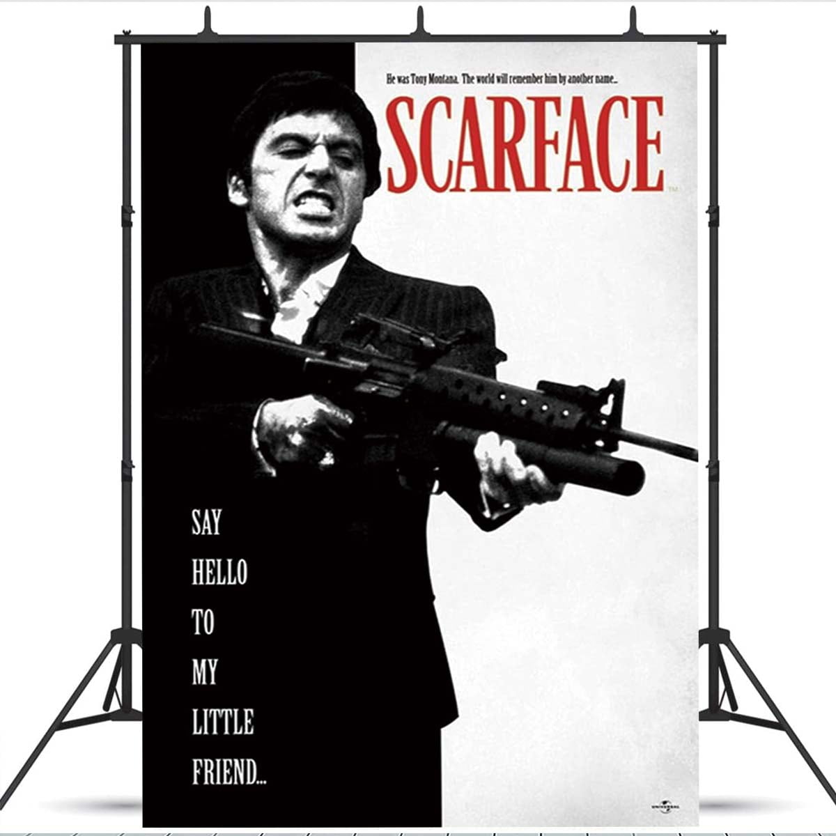Scarface Tony Montana Al Pacino Background school Wall Decor Taspestry ...