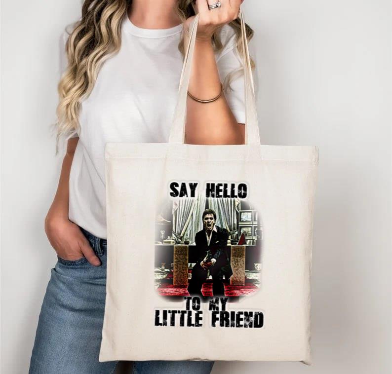Scarface Tony Montana Crime Drama Al Pacino Classic Movie Fan Tote Bag ...