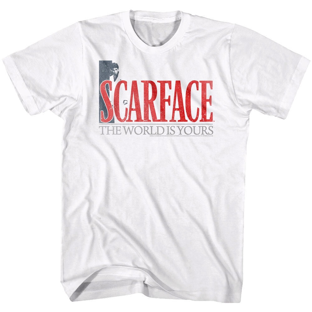 Scarface World is Yours Logo Men's T Shirt Tony Montana Vintage Pacino ...