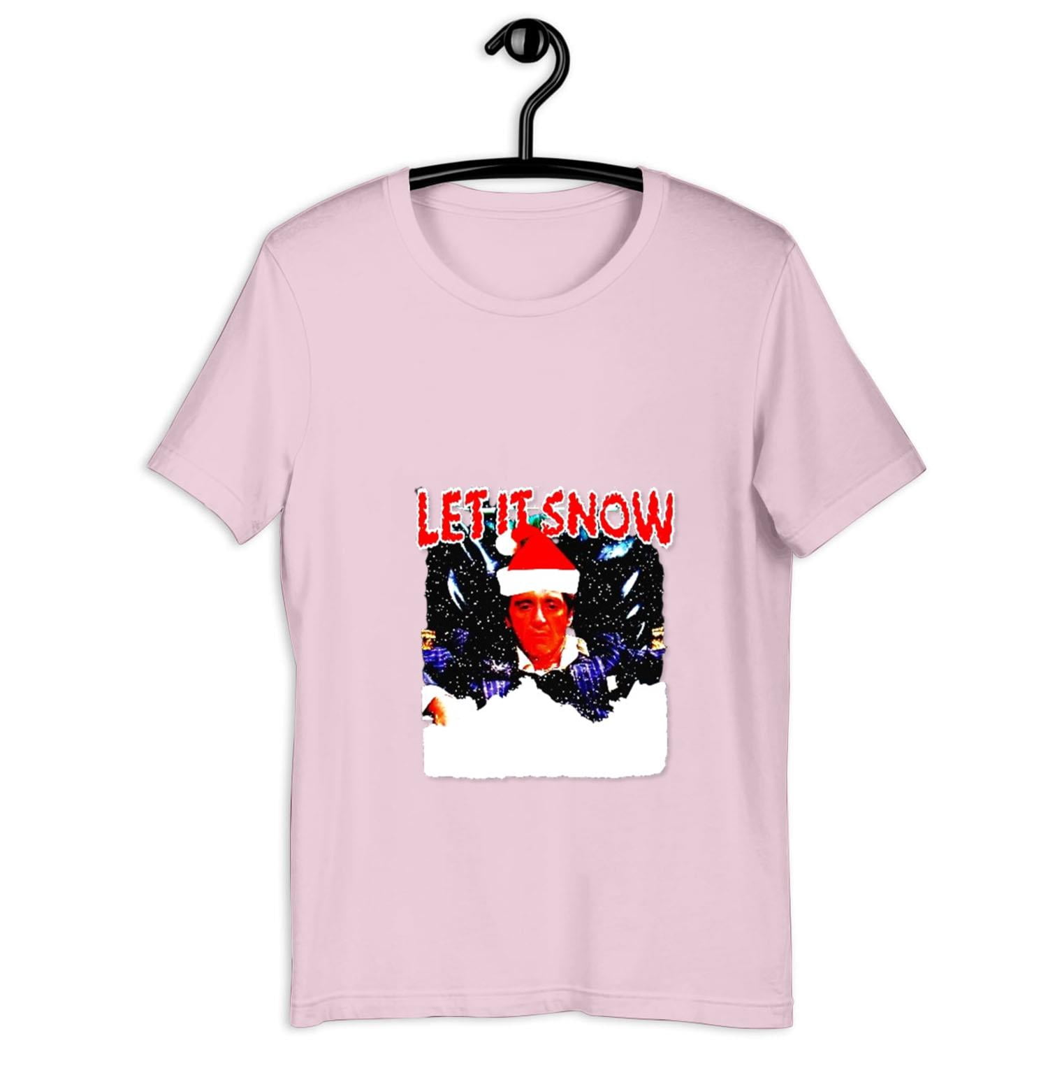Scarface let it snow Christmas shirt-removebg-preview - Walmart.com