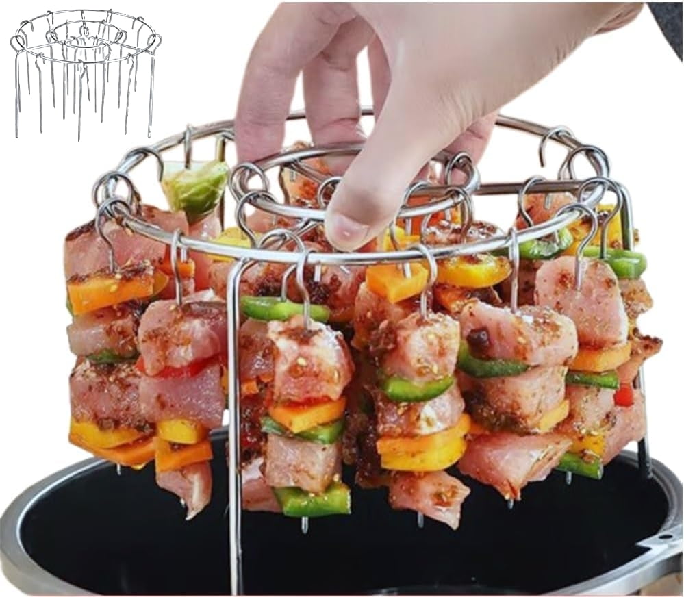 Scarfloft Air Fryer Barbecue Grill Vertical Barbecue Kebab, Air Fryer ...