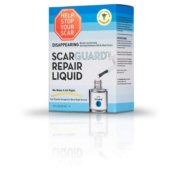 Scarguard MD Medical Grade Skin Repair Liquid, 0.5 fl oz - Healer for ...