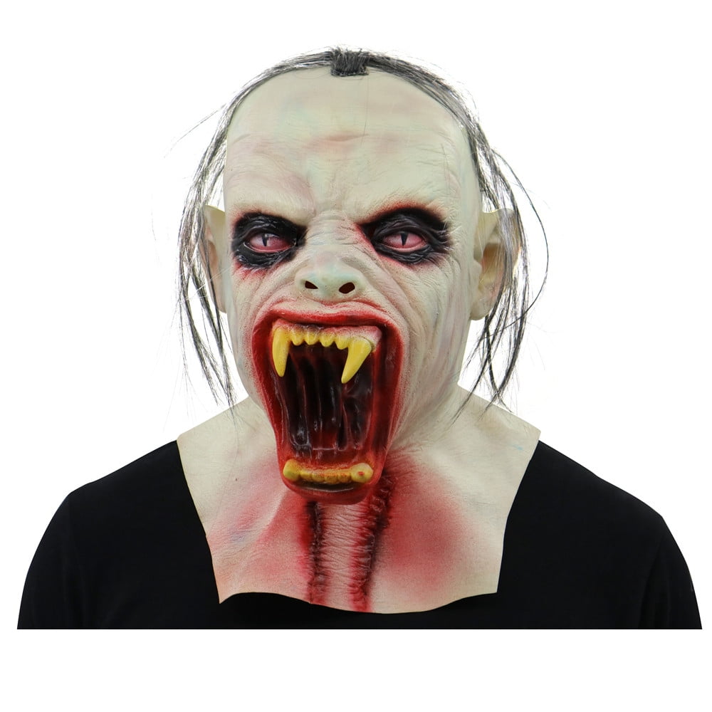Scariest White Mask Scary Masks for Adults Dance Party Smiling Demons ...