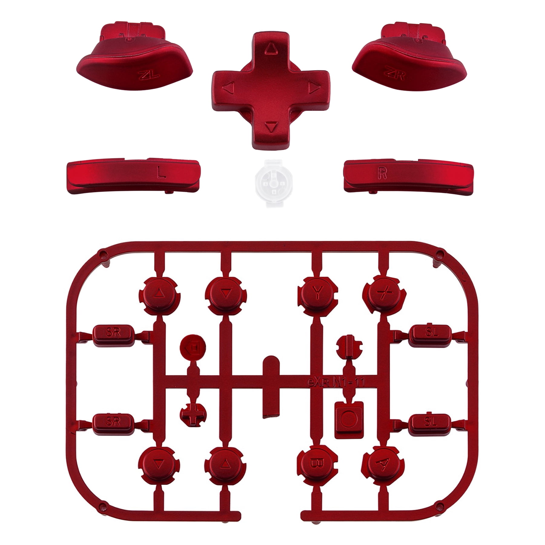 Scarlet Red D-pad ABXY Keys SR SL L R ZR ZL Trigger Replacement for ...