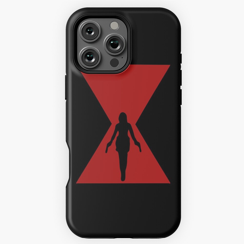 Scarlet Widow Stealth Agent Red Aesthetic iPhone Case 17 to 11 Pro Max ...