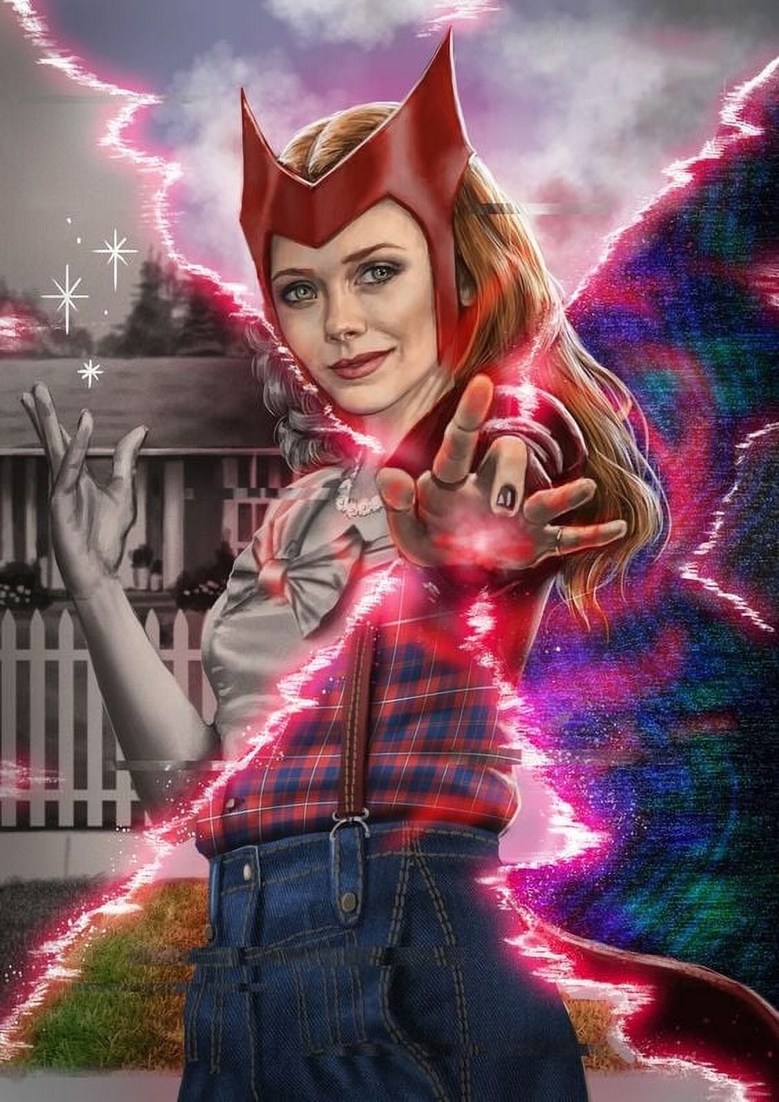 Scarlet Witch Avengers Marvel DIY 5d Diamond Painting Kits for Adults ...