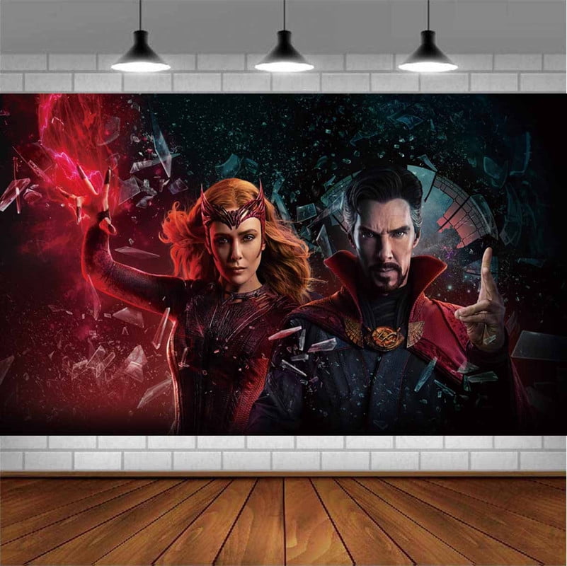 Scarlet Witch Backdrop Banner Party Supplies Poster Movie Theme ...