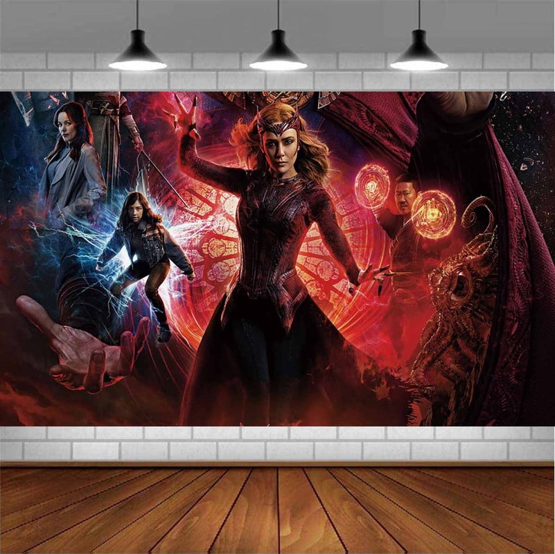 Scarlet Witch Backdrop Banner Party Supplies Poster Movie Theme ...