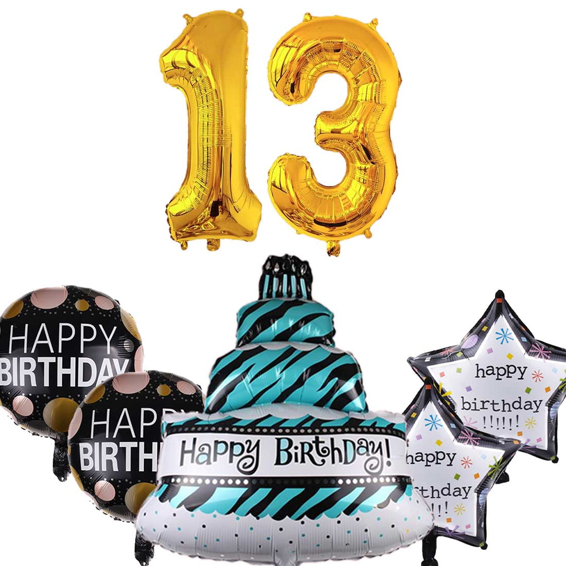 Scarlet Witch Balloons Party Supplies 13th Big Number Decorations Decor ...