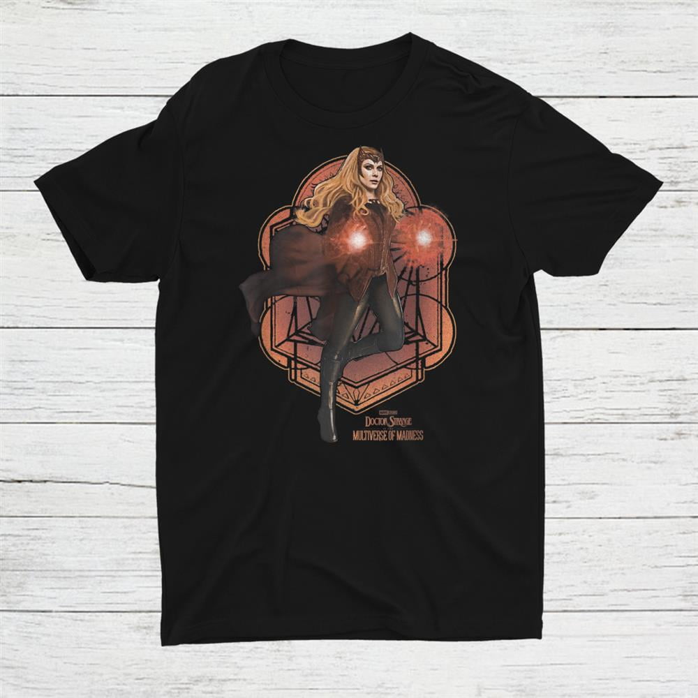 Scarlet Witch Floating Poster Doctor Strange 2 Shirt Gift Black Unisex ...