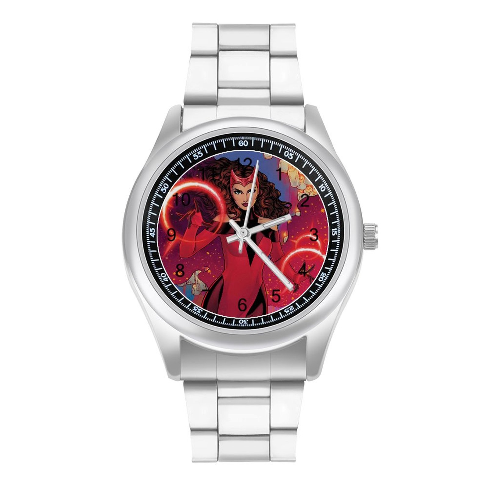 Scarlet Witch Men's Watches Arabic Numerals Easy Reader Classic Work ...