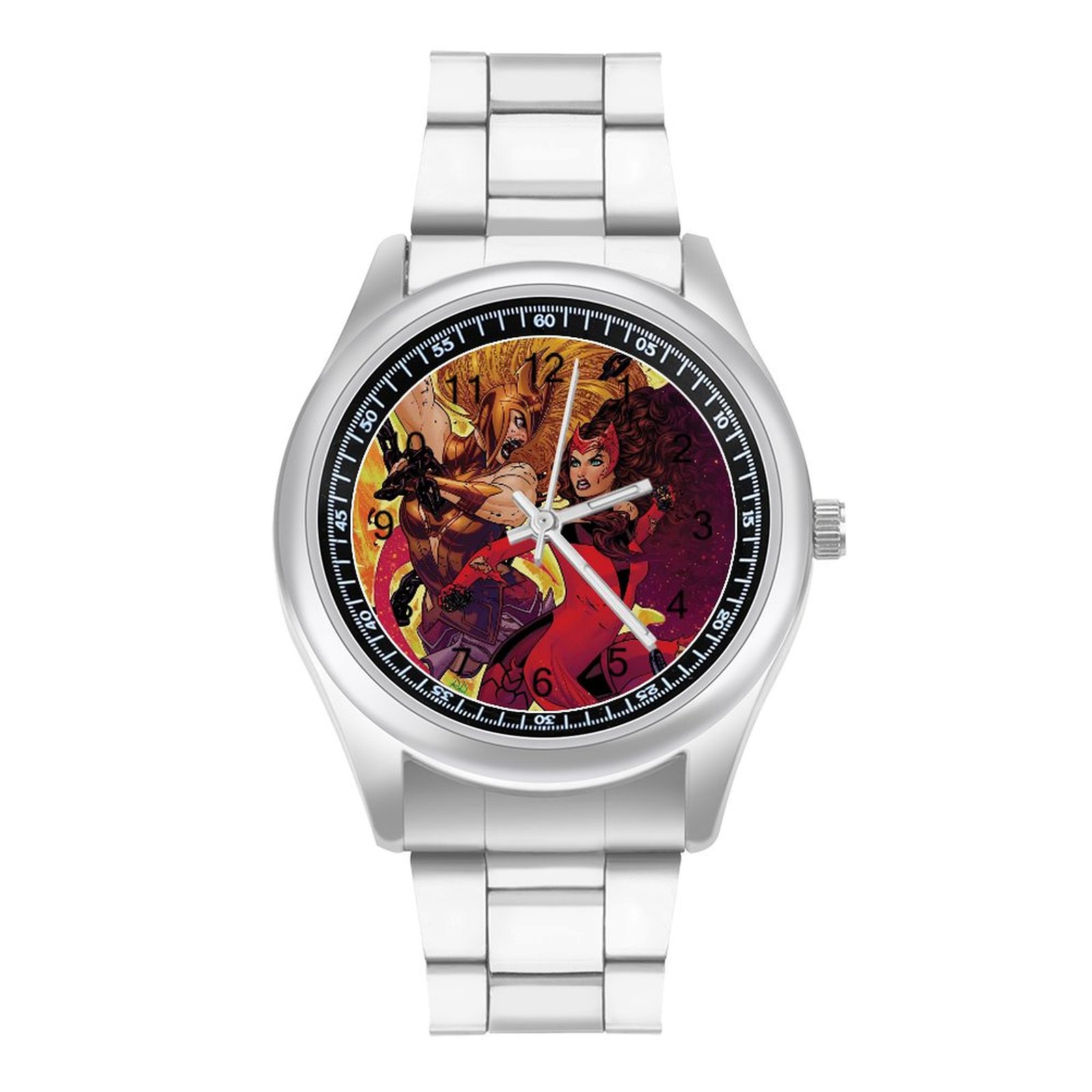Scarlet Witch Men's Watches Arabic Numerals Easy Reader Classic Work ...