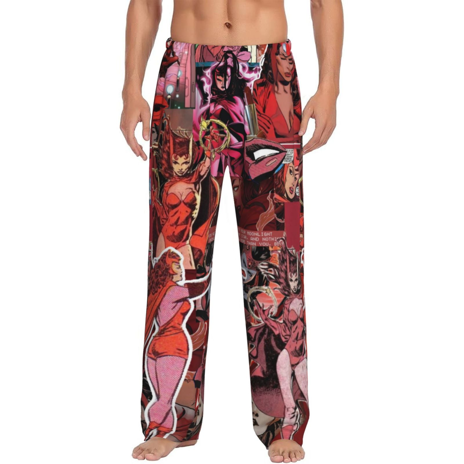 Scarlet Witch Pajama Pants Drawstring Elastic Waistband Loungewear ...
