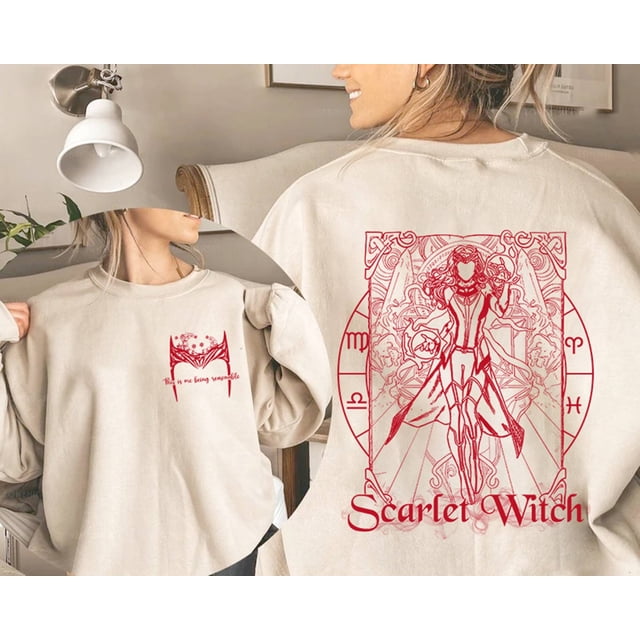 Scarlet Witch Shirt Wanda Maximoff Shirt Wandavision Shirt Avengers ...