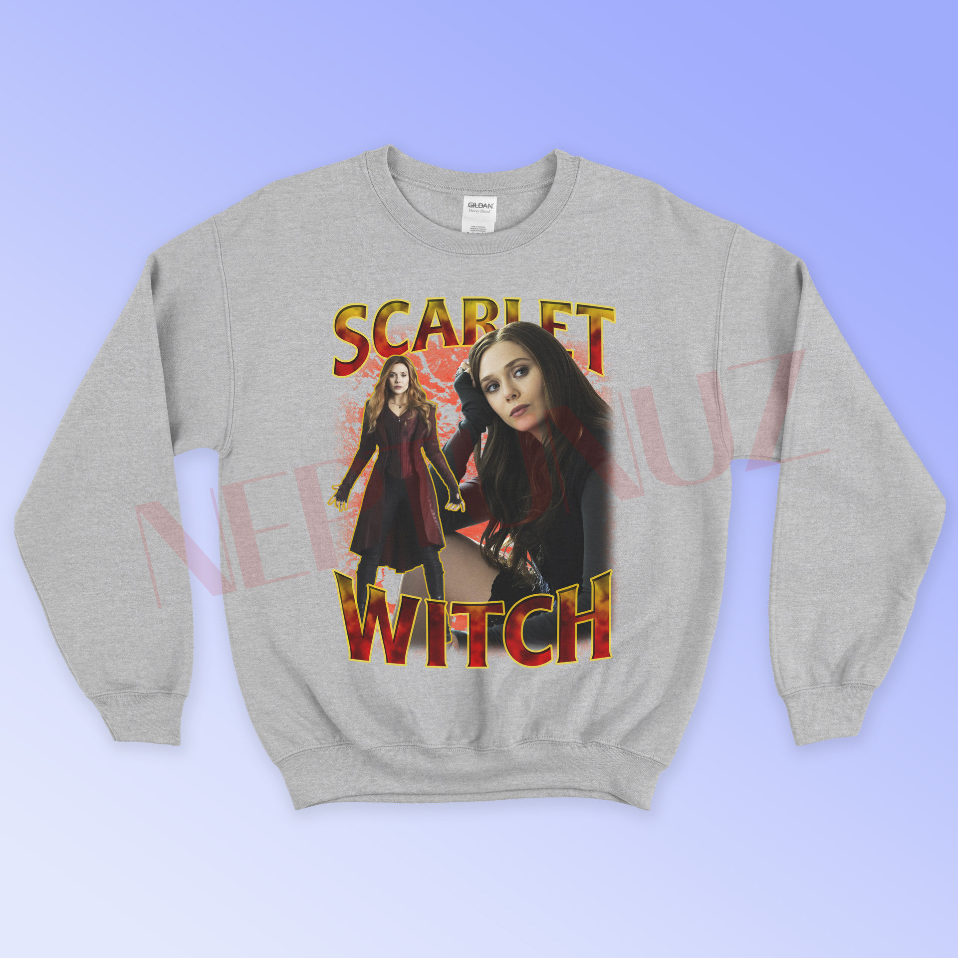 Scarlet Witch Wanda Maximoff Avengers Movie Celebrity 90s Retro Vintage ...
