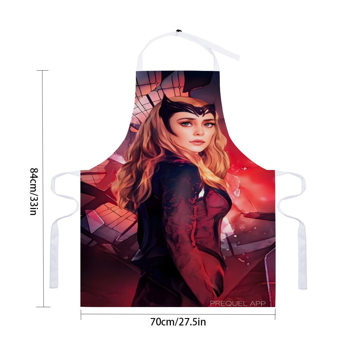 Scarlet Witch Wanda Maximoff apron designed with pockets and waterproof ...