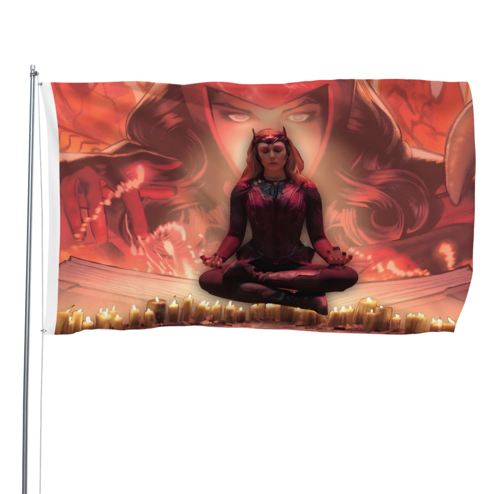 Scarlet Witch Wanda Maximoff-themed Printed Flag Perfect gift for fans ...