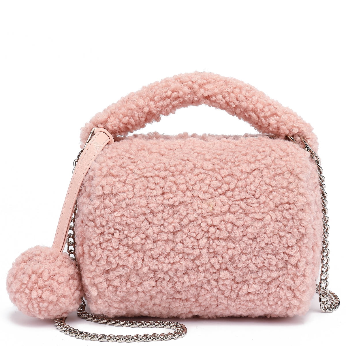 Scarleton Crossbody Bags For Women Faux Fur Fluffy Top Handle Shoulder