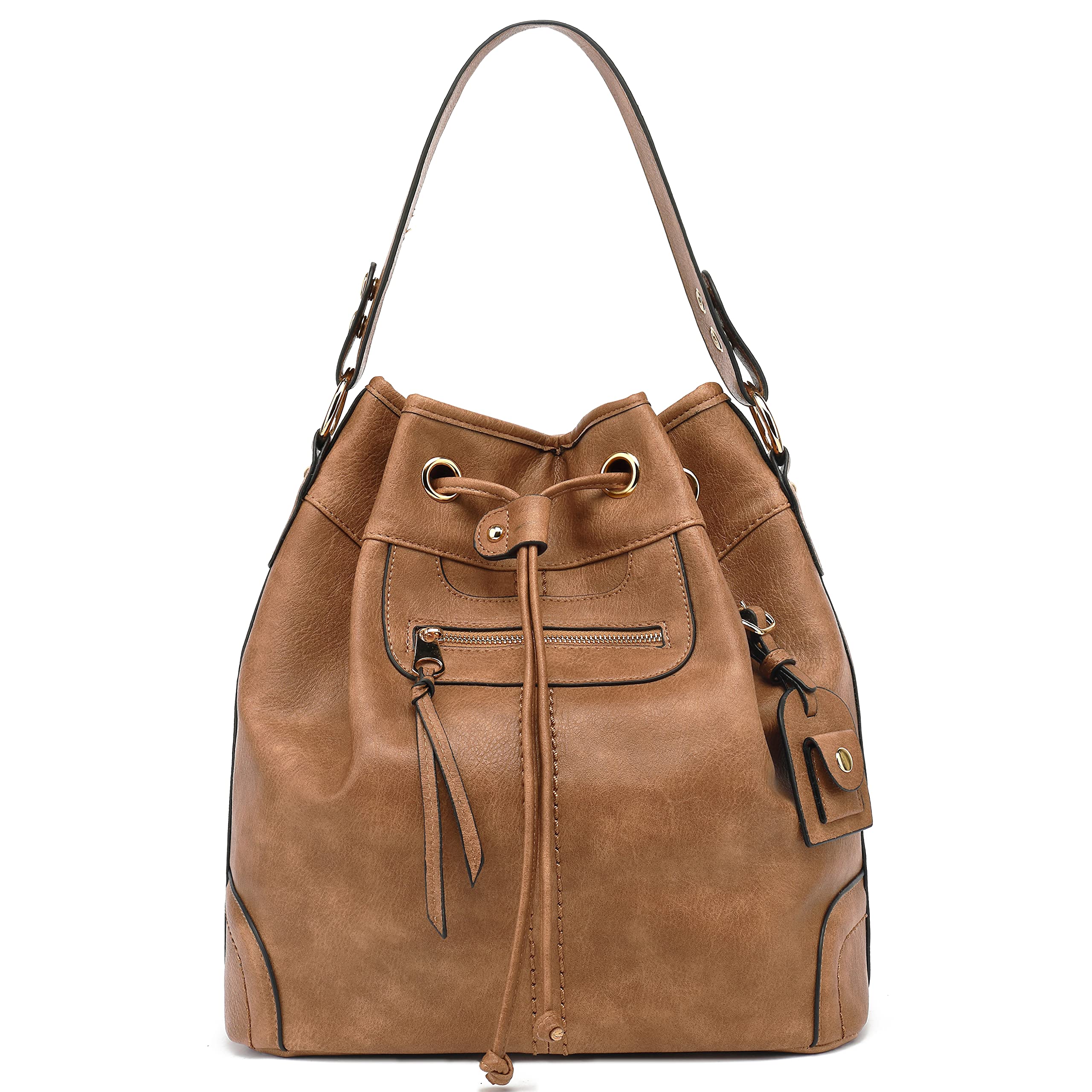 Scarleton Large Bucket Bag, Drawstring Shoulder Bag for Women, H1078 ...