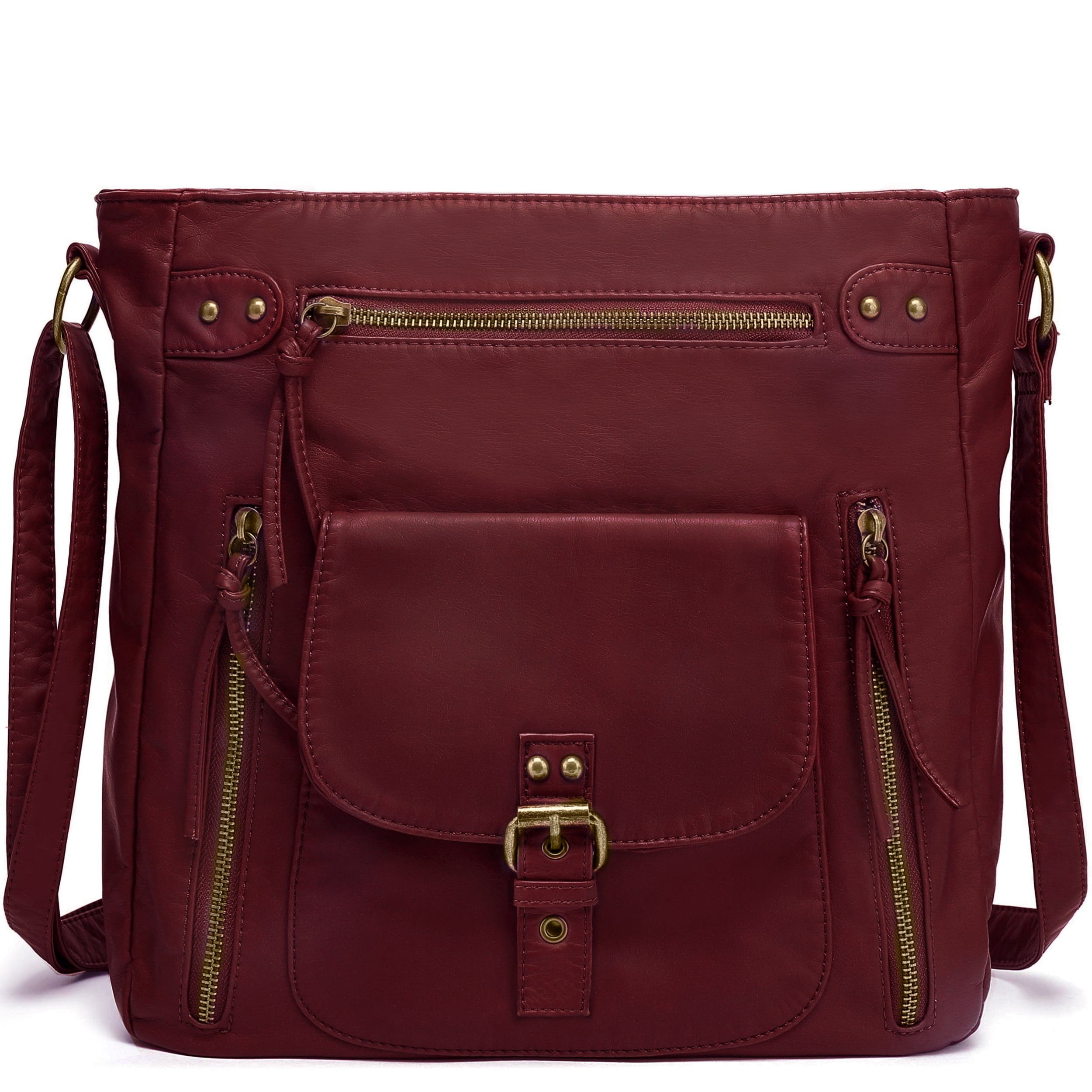 Scarleton Large Crossbody Shoulder Bag for Women, Multi Pocket Handbag ...